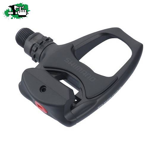 Pedales Shimano PD-R540 SPD-SL color negro para carretera usada