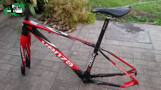 Cuadro Venzo Hawk 29 Carbono + Horquilla+ Caño Y Asiento usada ...