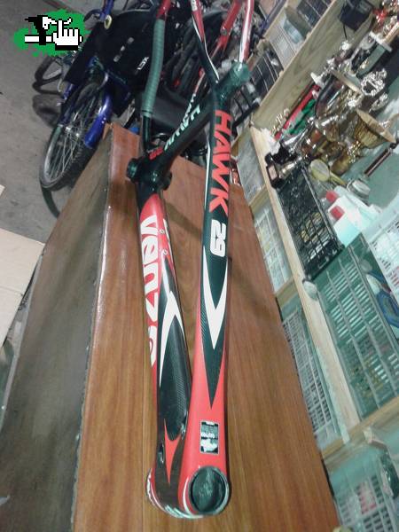 Cuadro 29 Venzo Hawk 15.5" - Full Carbono + Horquilla+ Juego de ...