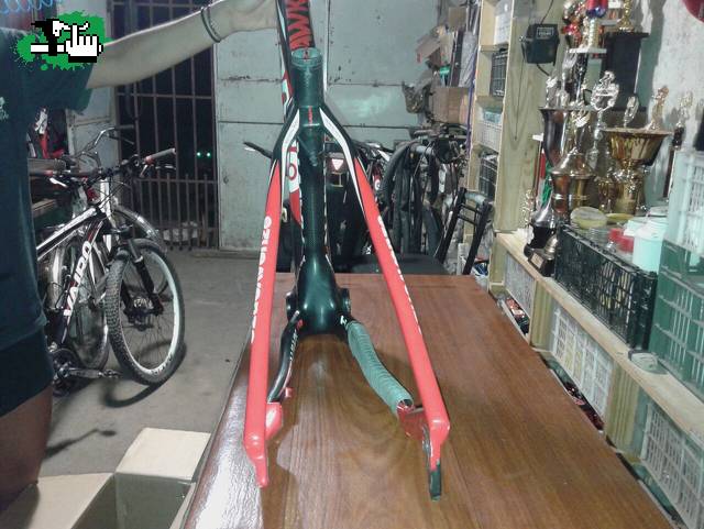 Cuadro 29 Venzo Hawk 15.5" - Full Carbono + Horquilla+ Juego de ...