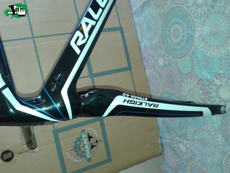 Cuadro y horquilla de carbono Raleigh Strada 4.0 nueva Bicicleta en ...