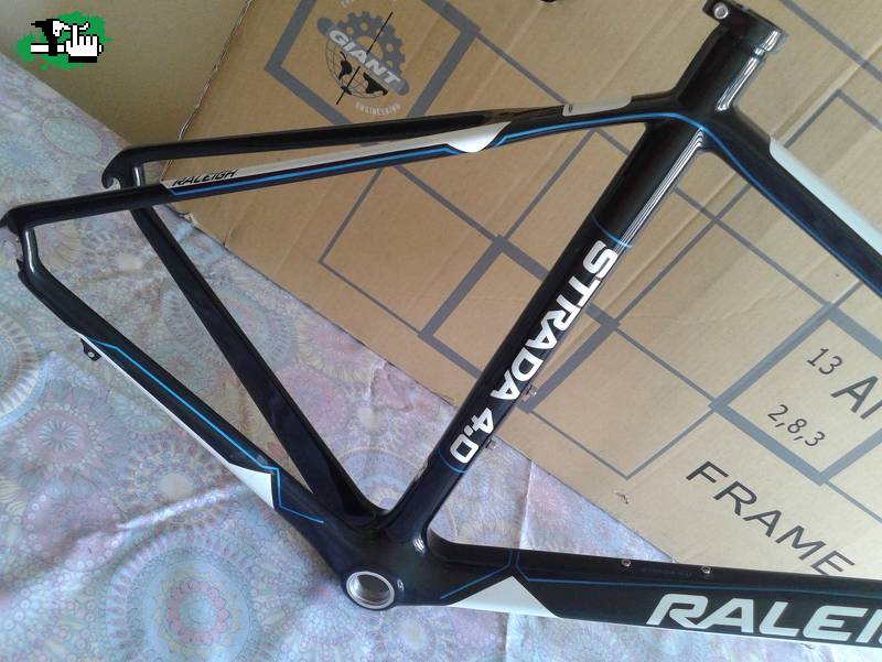 Cuadro y horquilla de carbono Raleigh Strada 4.0 nueva Bicicleta en ...