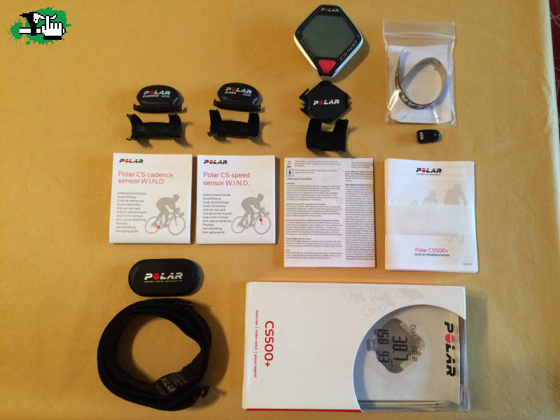 POLAR CS500+ con banda frecuencia cardíaca y sensores de velocidad y cadencia usada en Venta - BTT